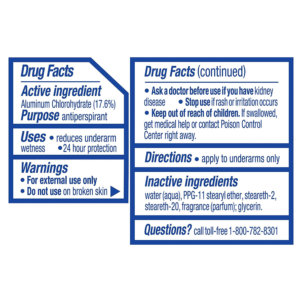 Suave Roll-On Deodorant for Women, Powder Fresh Scent, 3-Pack – Antiperspirant Deodorant with 24H Sweat & Odor Protection, 2.7 Oz Ea