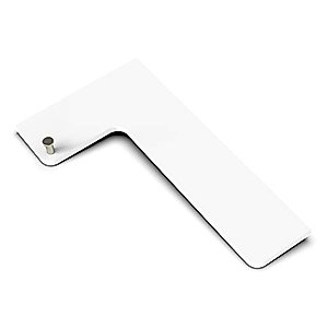 TileWare Corner Shelf for Bathroom Shower & Tub with Sponge or Loofah Hook, Bath - Floating Tile Wall Mount Shelves & Organizer Stand for Shampoo & Bathtub Accessories (Brushed Nickel - Hook)
