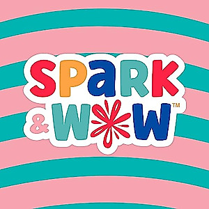 SPARK & WOW Rainbow Activity Wall Panels - Ages 18m+ - Montessori Sensory Wall Toy - 10 Activities - Busy Board - Toddler Room Décor