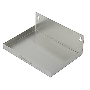 "Kegco SEWM-86 8"" Wall Mount Drip Tray - No Drain", Stainless Steel (1)
