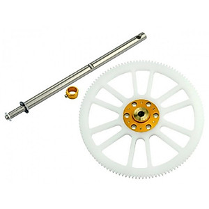 MICROHELI Delrin Main Gear w/Auto-Rotation Hub Set (Gold) - Blade 200 SRX / 200 S