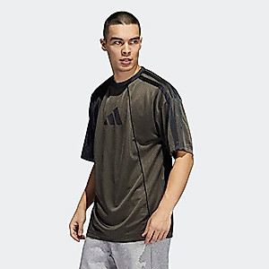 adidas Men's Creator 365 Basketball Tee, Utility Grey, X-Large