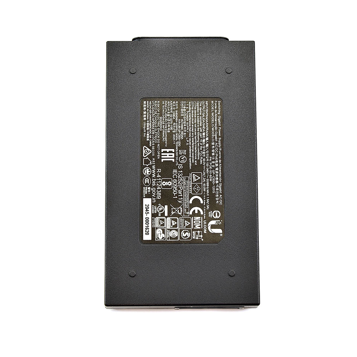 Ubiquiti Networks POE-50-60W Gigabit Ethernet 50V PoE Adapter