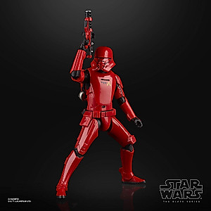 STAR WARS The Black Series Sith Jet Trooper Toy 6-inch Scale The Rise of Skywalker Collectible Action Figure, Kids Ages 4 and Up, Red