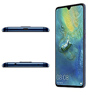 Huawei Mate 20 (128GB/4GB) 6.53" FHD+ Display Triple Camera 4000 mAh Battery 4G LTE GSM Dual SIM Global Unlocked (HMA-L29) International Version, Midnight Blue