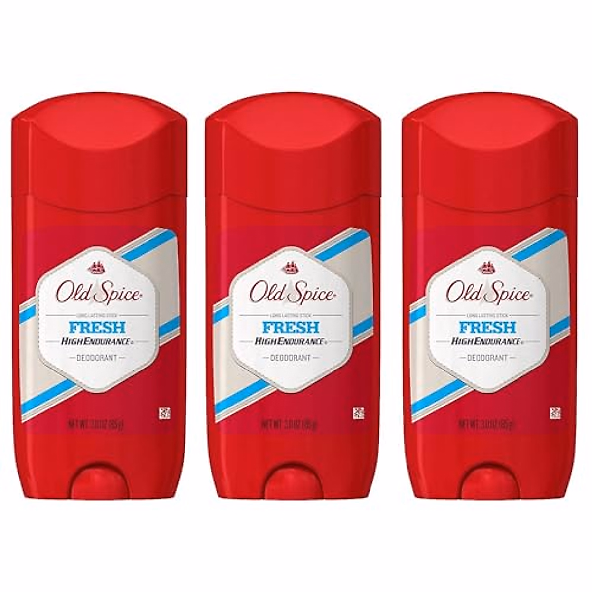Old Spice High Endurance Long Lasting Deodorant Fresh 3 Ounce (Pack of 3)