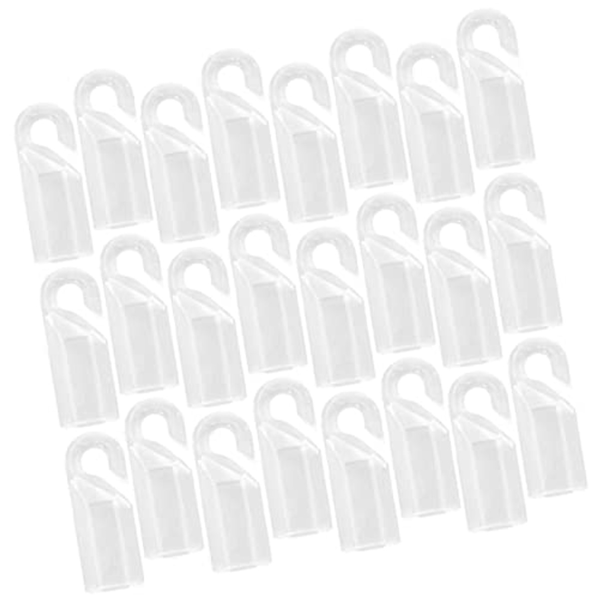 HANABASS 72 pcs Accessories Vertical Replacement Stick Wand Hardware Cap Blinds Sleeve Parts Fixing Operating Rod Connector Curtain Hook Caps for Tip Plastic Blind Rotating Blinder