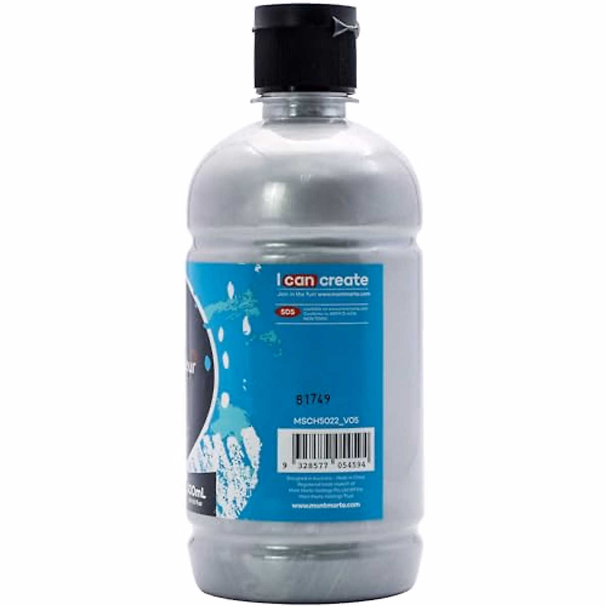 Mont Marte Studio Acrylic Paint Set-500ML 4 Colour-Metallic