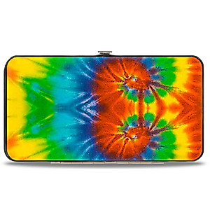 Buckle-Down womens Buckle-down Hinge - Bd Tie Dye13 Wallet, Multicolor, 7 x 4 US