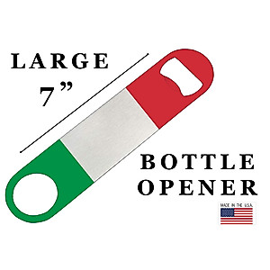 Italy Italian Flag Speed Bottle Opener Heavy Duty Gift