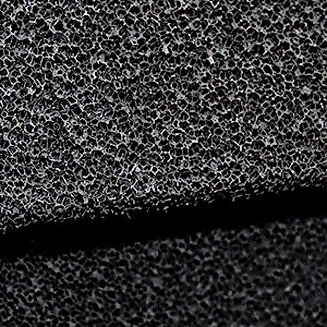 Cut to Fit Activated Carbon Media Pad Pre Filter, Sponge Filter Carbon for Aquarium Fish Tank Pond Reef Canister (36 x 12 x 0.4 inch 1pcs)