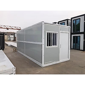 Expandable 20 30 40 Ft Container House Folding Mobile Tiny Home1 2 3 Bedroom Luxury Villa with Door & Lock for Backyard Garden