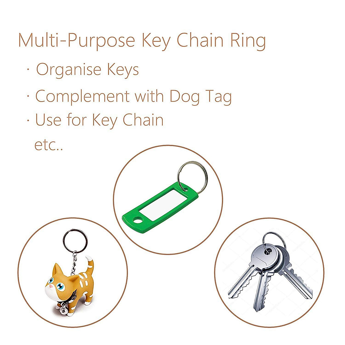 Pawfly 100 Pack 1/2 Inch Mini Split Jump Ring with Double Loops Small Metal Rings Connectors for Jewelry Necklaces Bracelets Earrings Crafts Ornaments and DIY Arts