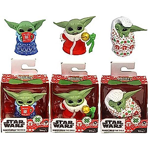 Star Wars The Mandalorian - The Bounty Collection 2.5" 6cm The Child Figure - The Child Drinking Cup, The Child Swaddling & The Child Offering Bell - Set of All 3