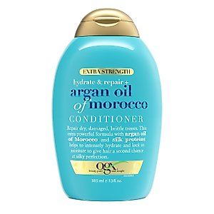 OGX Extra Strength Hydrate & Repair Conditioner with Argan Oil of Morocco for Dry, Damaged Hair, 13 Fl Oz