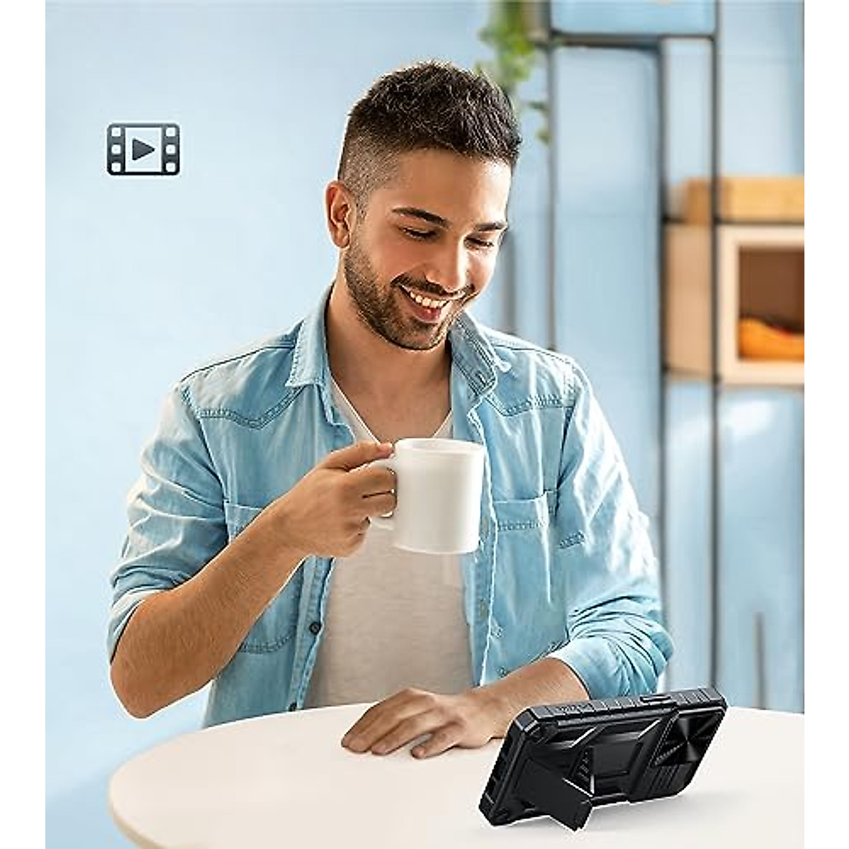 FNTCASE for iPhone 14-Pro/13-Pro Phone Case: 13 Pro Cases & 14 Pro Case Military Grade Drop Proof Mobile Cover with Kickstand | Rugged Shockproof Protective Cell Phonecase for Apple 14pro/13pro 6.1''