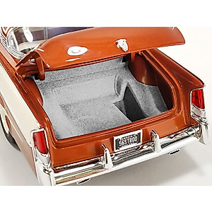 1956 Chrysler New Yorker St. Regis Copper Met. w/White & Copper Interior Ltd Ed to 198 pcs 1/18 Diecast Model Car by Acme A1809009