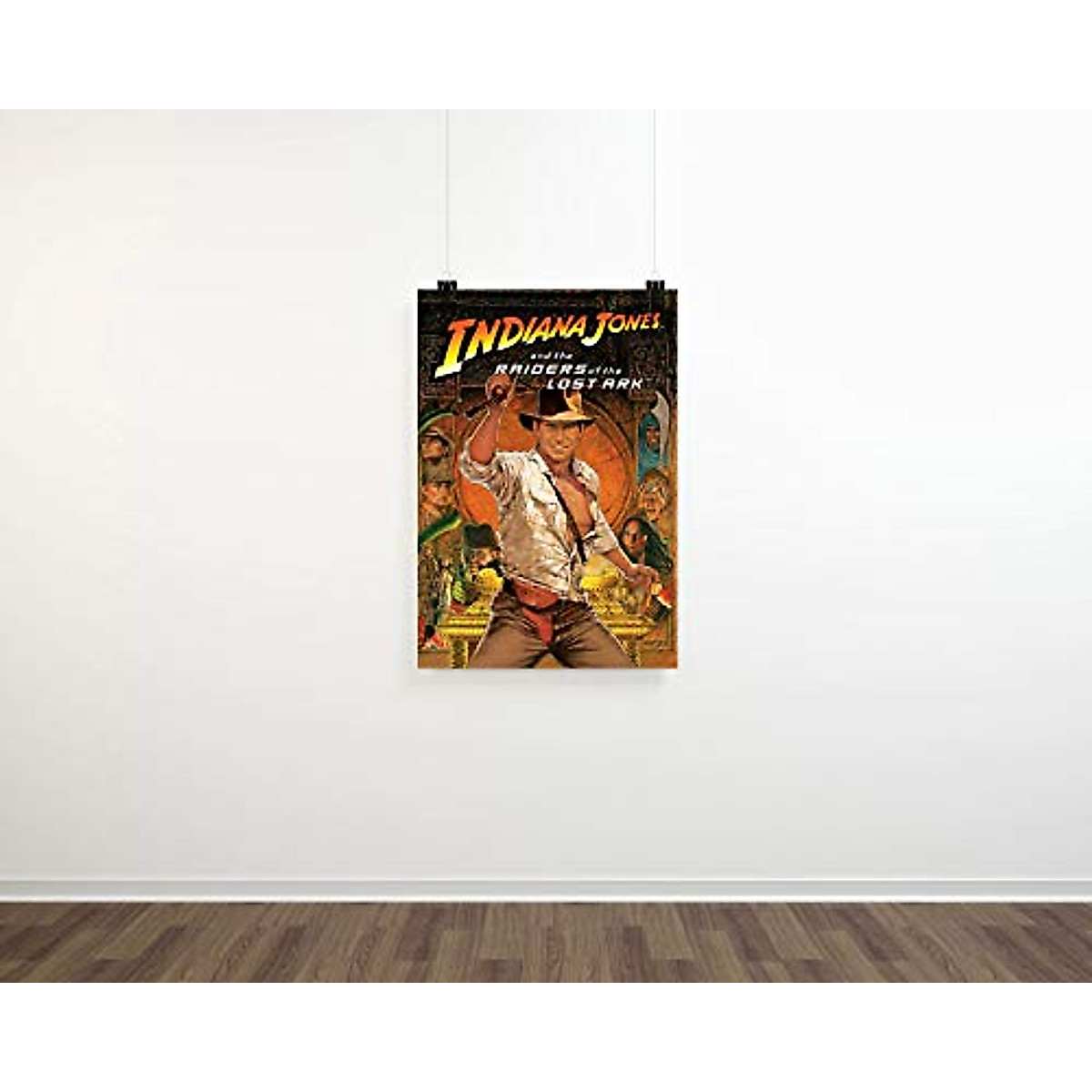 Indiana Jones Raiders of The Lost Ark Movie Poster 24 x 36 Inches Full Sized Print Unframed Ready for Display