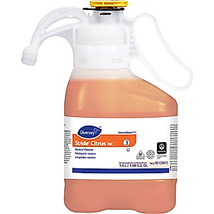 Diversey Stride Citrus HC Neutral Cleaner, 47.3 Oz, Carton Of 2 Bottles