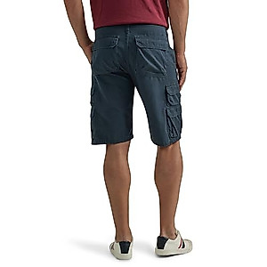 Wrangler Authentics Men's Premium Twill Cargo Short (Bennard), Midnight, 38