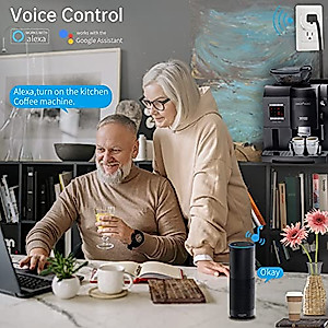 Alexa Smart Plug,2.4G Wi-Fi Outlet Socket Work with Alexa and Google Home,Mini Smart Plug Voice Remote Control Timer Device Sharing (2 Pack)