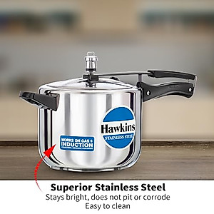 HAWKINS Hawkins Stainless Steel Pressure Cooker Silver 100 Ounce