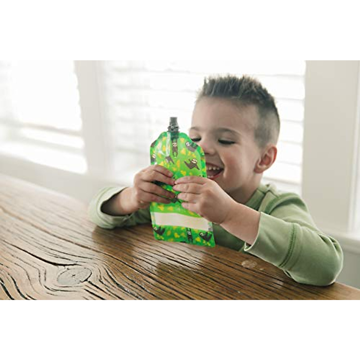 Simple Modern Reusable Baby Food Pouches for Toddlers | BPA Free Plastic, Food Safe, Freezer Safe | Refillable for Applesauce Yogurt & Puree Squeeze Pouch | 10 pack | 5oz | Assorted