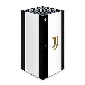 Head Case Designs Officially Licensed Juventus Football Club Black Stripes Art Vinyl Sticker Gaming Skin Decal Cover Compatible with Xbox Series X Console