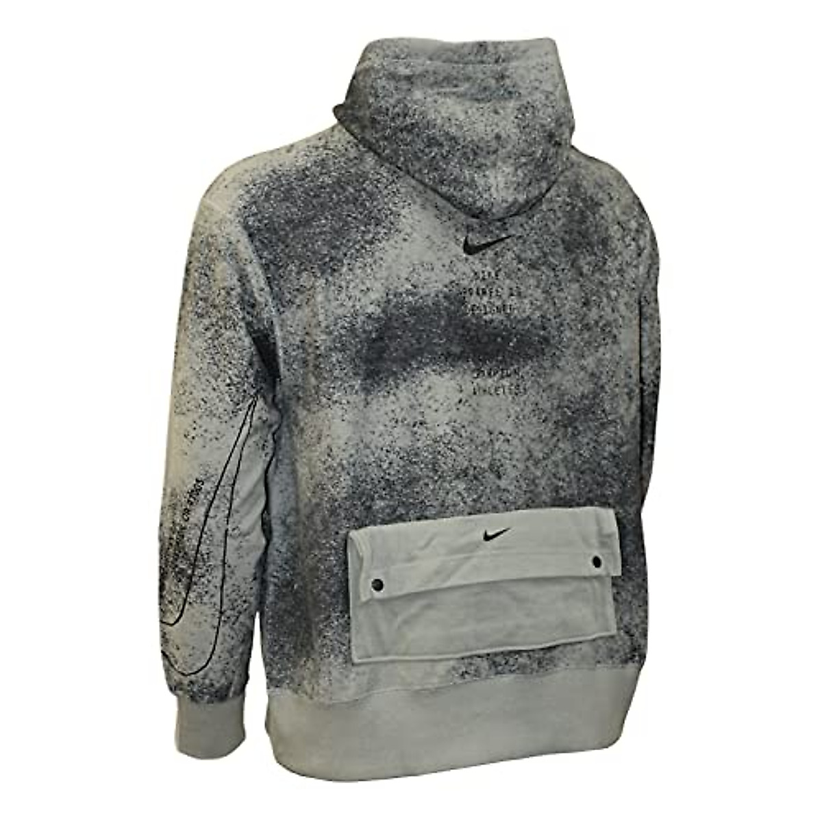 Nike Sportswear Men's Reversible Heavy Hoodie (as1, alpha, l, regular, regular, Standard, Smoke Grey, Large)