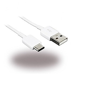 Two (2) OEM Samsung USB-C Data Charging Cables for Galaxy S9/S9 Plus/S8/S8+/Note8 -White EP-DN930CWE- Bulk Packaging