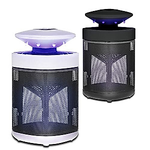 Hodiax Nap n Trap! Electric Indoor Mosquito Killer, Insects and Fly Trap w/USB Power Cord, Desktop Small Non Zapper with LED Night Light for Household, Bedroom, Kitchen, Office(Random Color)