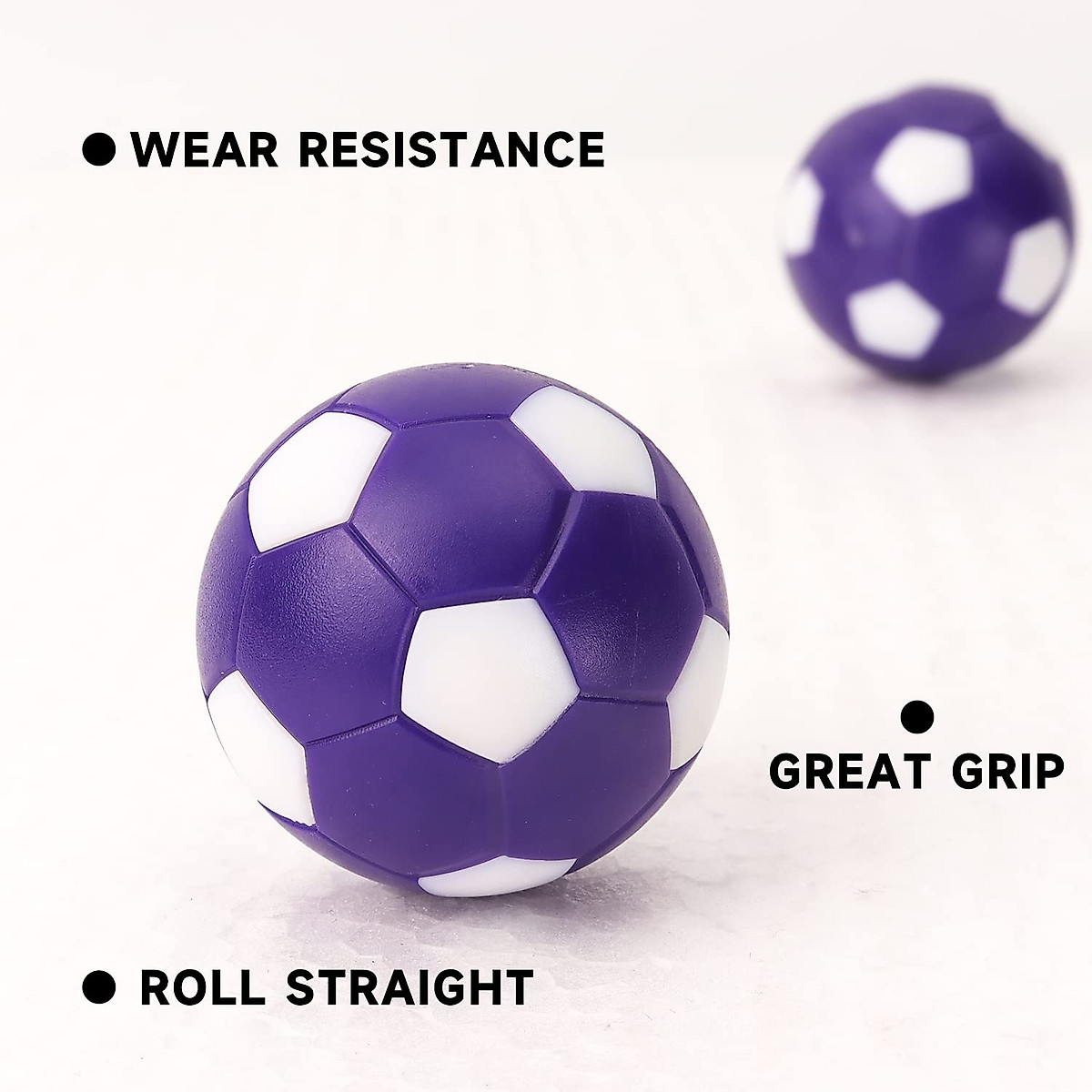 GSE Games & Sports Expert Foosball Table Replacement Balls, 36mm Tabletop Soccer Football Balls for Foosball Table Accessories (Multicolor-12 Pack)
