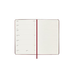 Moleskine Limited Edition Le Petit Prince 12 Month 2023 Weekly Planner, Hard Cover, Large (5" x 8.25"), Rose