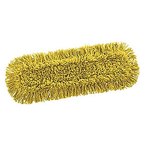 Rubbermaid Commercial Products - 2018810 Maximizer Dust Mop Pad and EZ Access Scraper, 24in, Replacement Pad Yellow