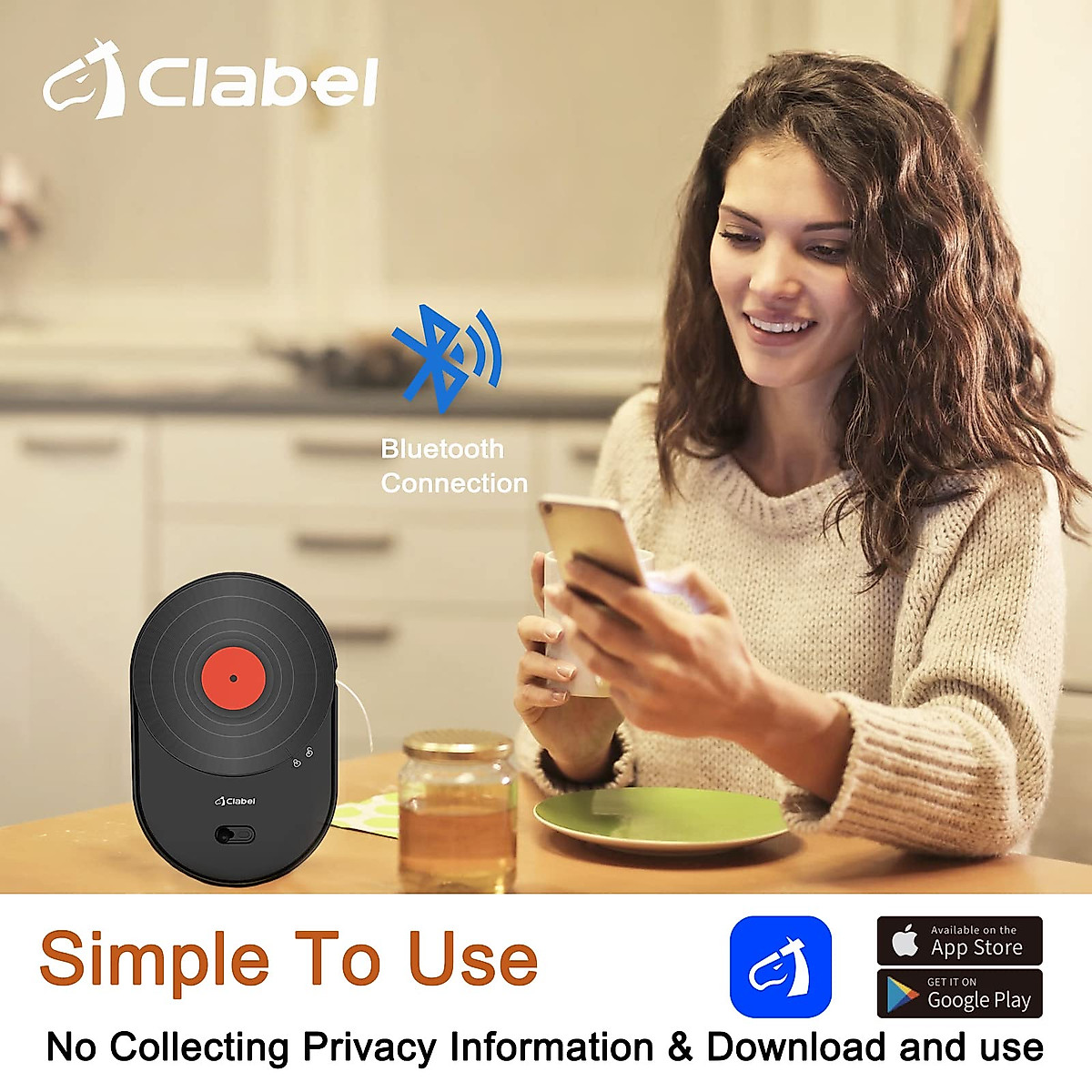 CT521B Label Maker Machine with Tape, Perfect for Women, Wife,Mom,Grandma, Available for Home Office Organization Mother's Day Decor Birthday Gift