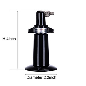 Haoyou Mount Mounting Bracket Adjustable Mount Outdoor Indoor Equipped for Arlo Arlo Essential Arlo Pro Arlo Go Arlo Pro 2/pro 3/Arlo Ultra 2 (2 Pack Black)