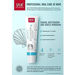 Splat Professional Series Multiple Action Toothpaste With Bioactive Calcium Enamel Restoration Tooth Sensitivity Reduction