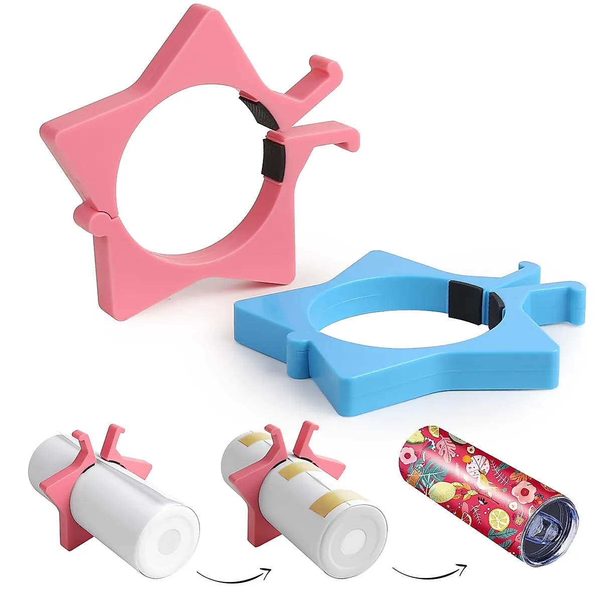 Clamp Tumbler, 20 Oz Sublimation Blanks - 2PCS