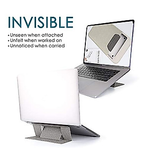 Invisible Laptop/tablet Stand Ultra-slim Lifting Stand Waterproof Adjustable Detachable Lightweight 2019 New Folding Computer Notebook Stand for 9.7Inch-15.6 Inch for Apple Mac/MacBook Pro/MacBook Air