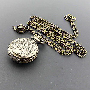 UMBRELLALABORATORY Alice in Wonderland Watch Necklace Jewelry Costume Gothic Lolita Accessories