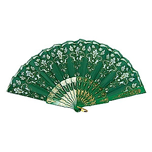 Feng Shui Import Green Hand Fan