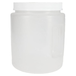 Generic DADE 2 Sets Large Plastic Food Storage Container 2Qt() Twist-On Lids, Transparent white