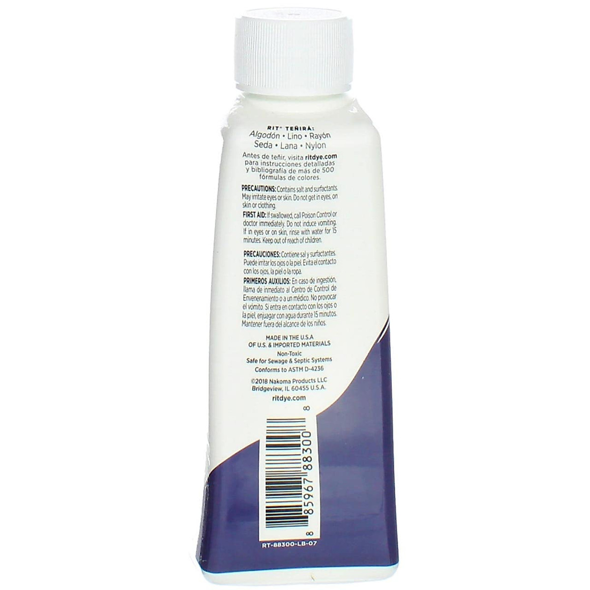 Rit Dye Liquid Dye, 8 fl oz, Navy Blue, 3-Pack