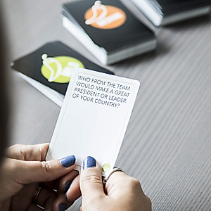 Team Building Card Game with 150 Icebreakers and Funny Questions | 3-in-1 Funny Office Game and Conversation Starter | Perfect for an Office Party or Corporate Retreat