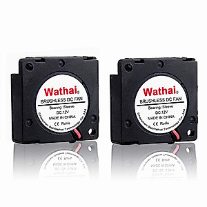 2Packs Wathai 30x30x10mm Brushless Turbo Blower Cooling Fan 30mm 12V ¡­