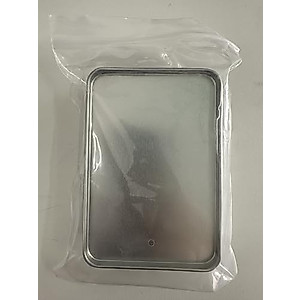 SIQUK Metal Polyhedral Dice Shiny Black Body and Dark Green Numbers Zinc Alloy Dice with Metal Case