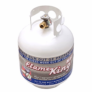 Flame King 20 lb Propane Tank Cylinder Bundle with Cover