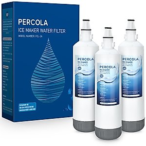PERCOLA Sub-Zero 7012333/7042803 & Manitowoc K00374/K00374001 Ice Maker Water Filter, Compatible with Sub-Zero UC-15I Ice Maker, Manitowoc AR-2800/ SM-50 Ice Maker (3 Pack)