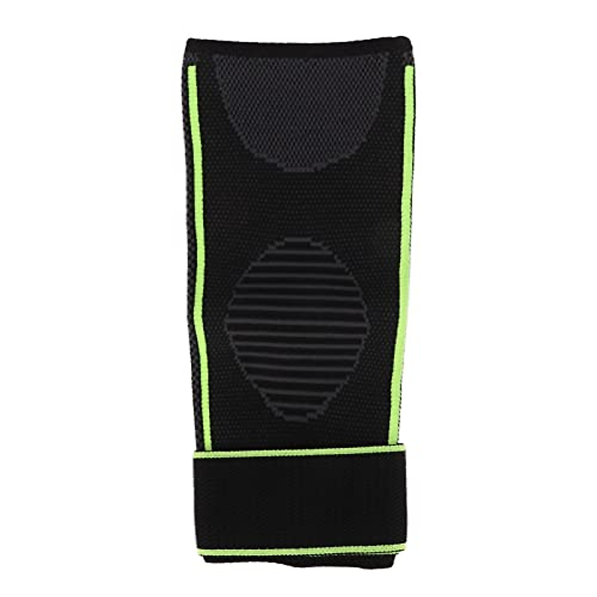 Qinlorgo Compression Knee Brace, Mens Basketball Hook Loop Breathable Prevent Injury Knee Brace for Cycling