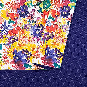 Makers Collective Garden in Bloom Quilt Set Purple Twin